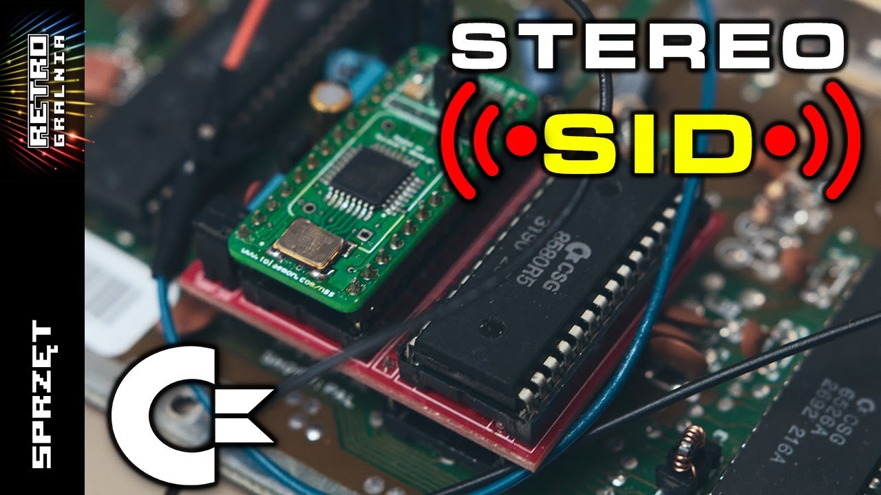🎧 Commodore 64 Stereo Mod – Jak działają dwa układy SID na raz? (RG#380) | Muzeum Gry i ...