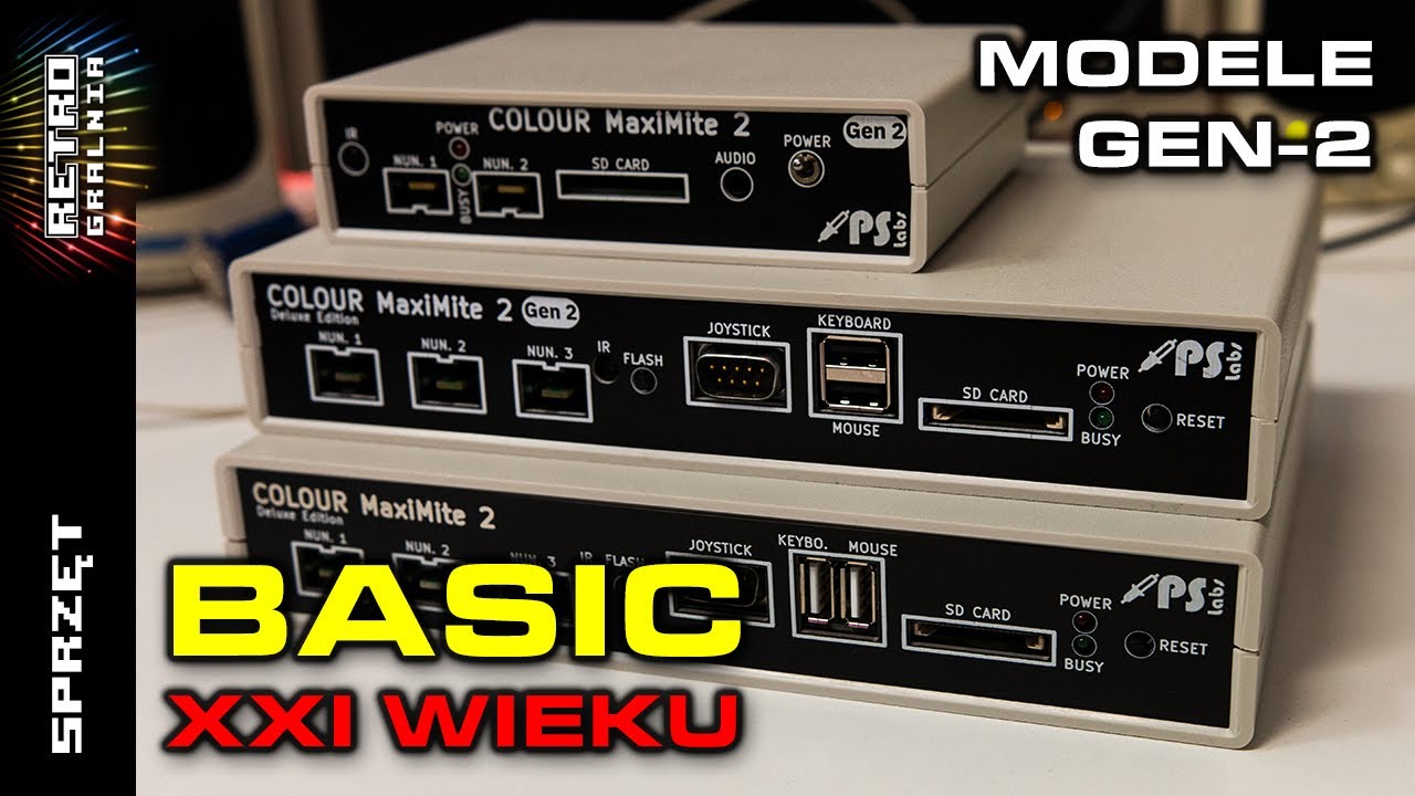 💾 Generacja 2 Colour MaxiMite 2 i CM2 Deluxe Edition – Komputerów z ...